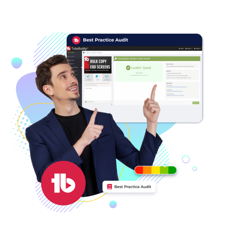 YouTube Channel Audit Tool - TubeBuddy