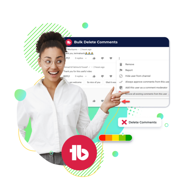 YouTube Bulk Delete Comments Tool | Clean Up Fast | TubeBuddy