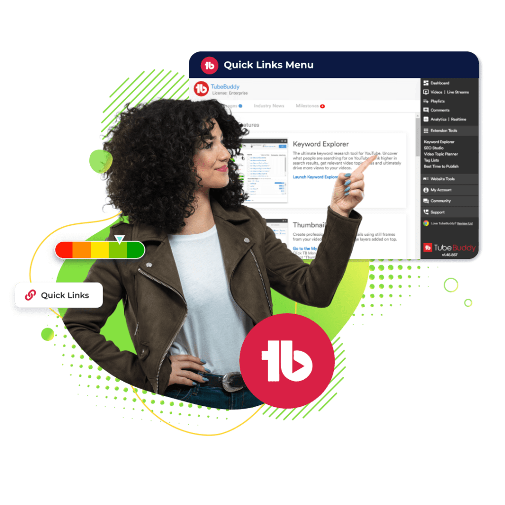 Quick Links Menu: Get Around YouTube Faster - TubeBuddy